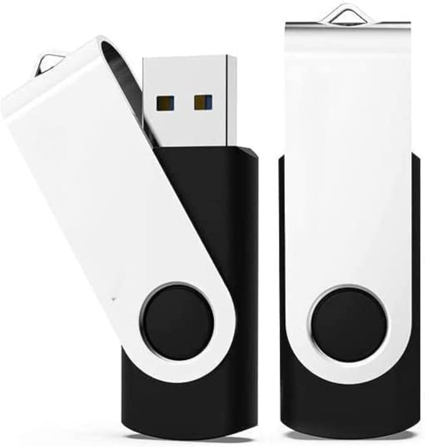 16GB USB Flash Drives,USB2.0 Jump Drive, 2 Pack Black USB Thumb Drive ...